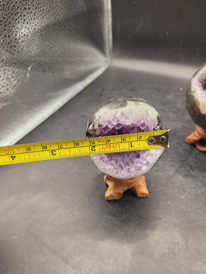 Amethyst Geode Sphere - Etsy