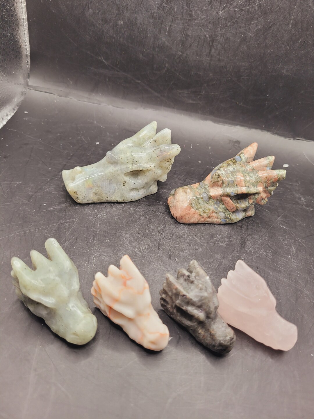 Variety of Crystal Dragon Heads - Etsy