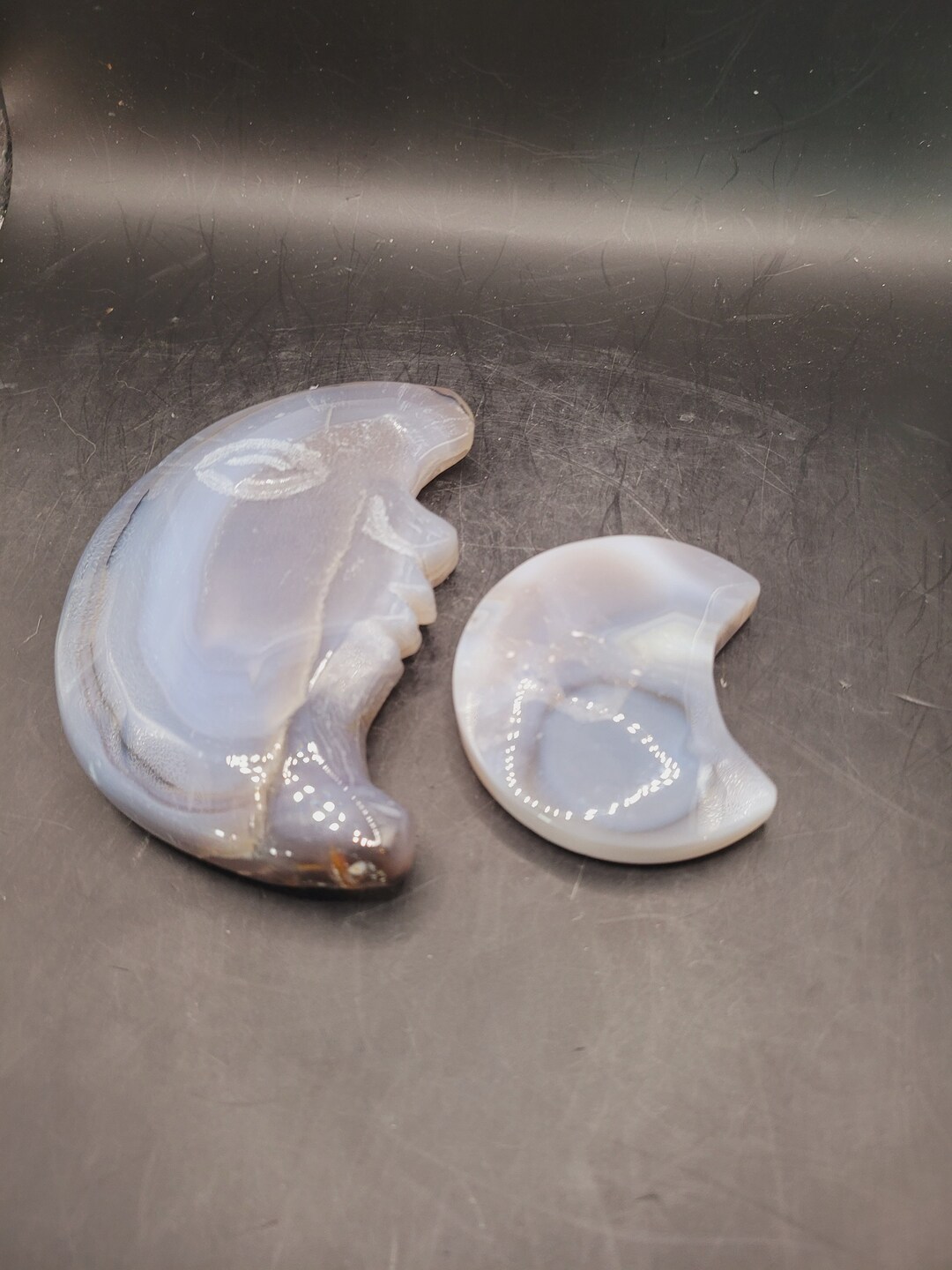 Agate Moon Carvings - Etsy