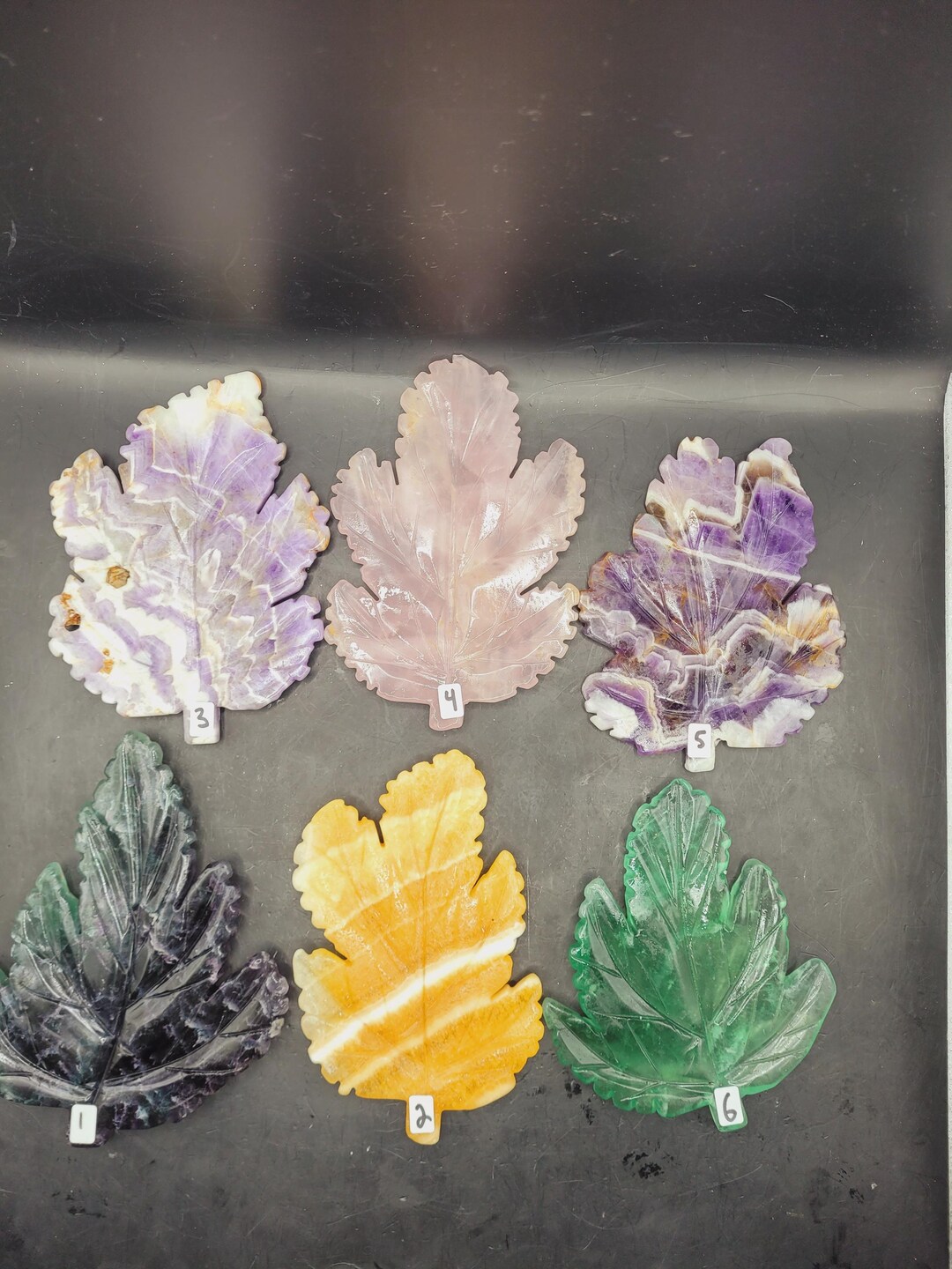 Crystal Leaf - Etsy