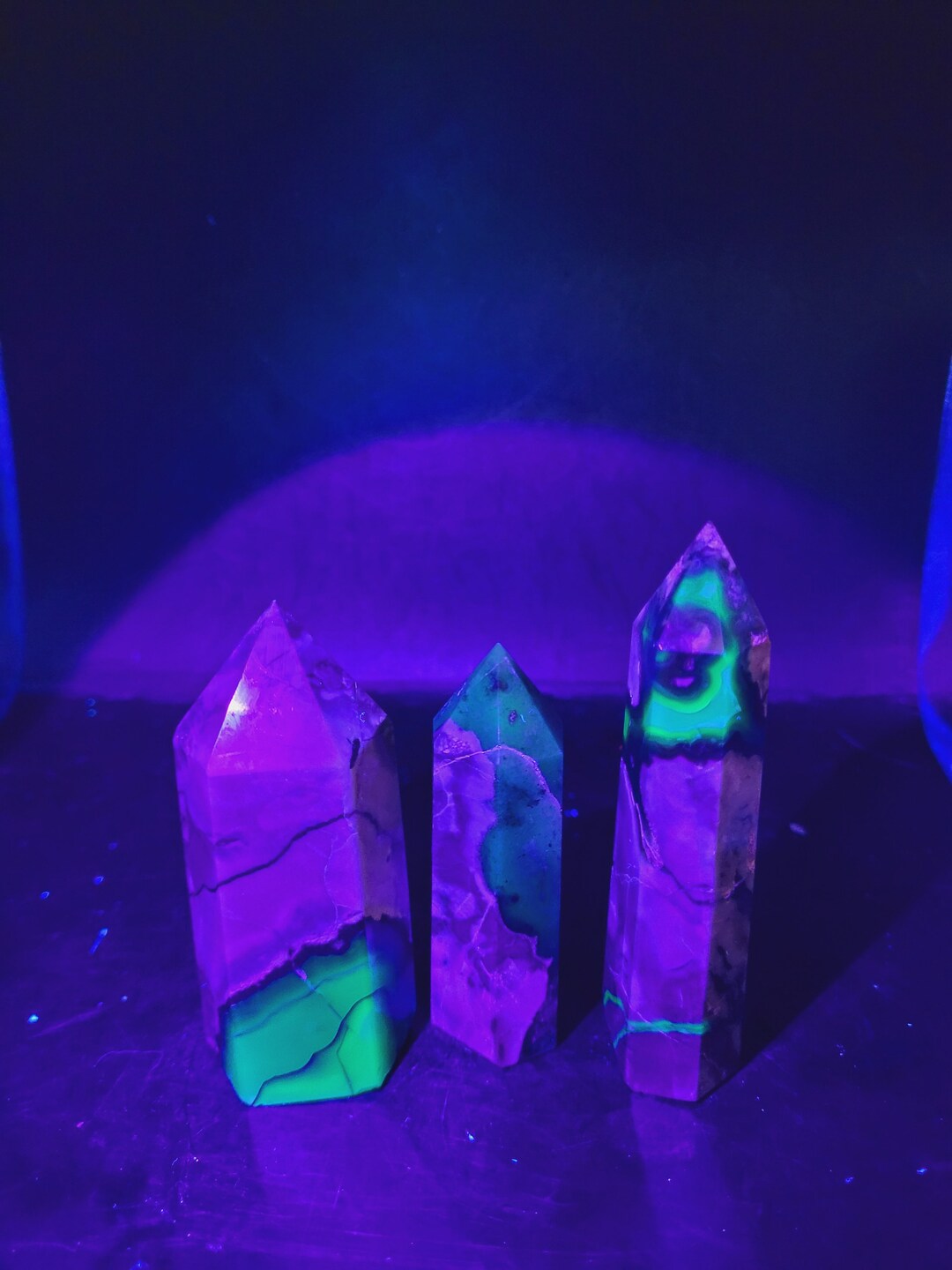 Volcano Agate Crystal Tower Set - Etsy