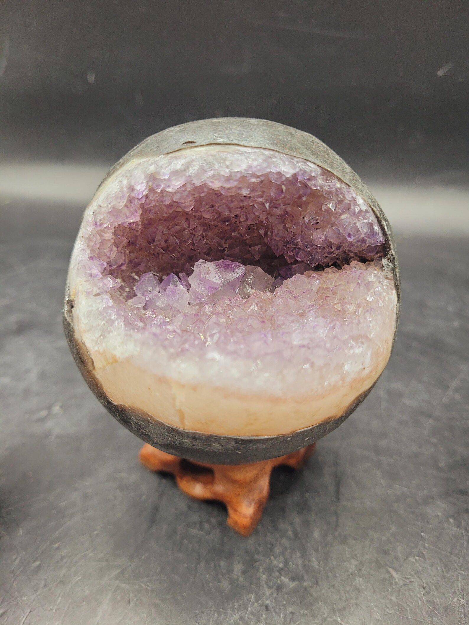 Amethyst Geode Sphere - Etsy