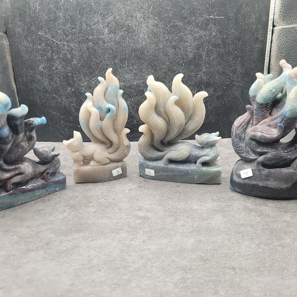 9 Tail Fox Crystals - Etsy
