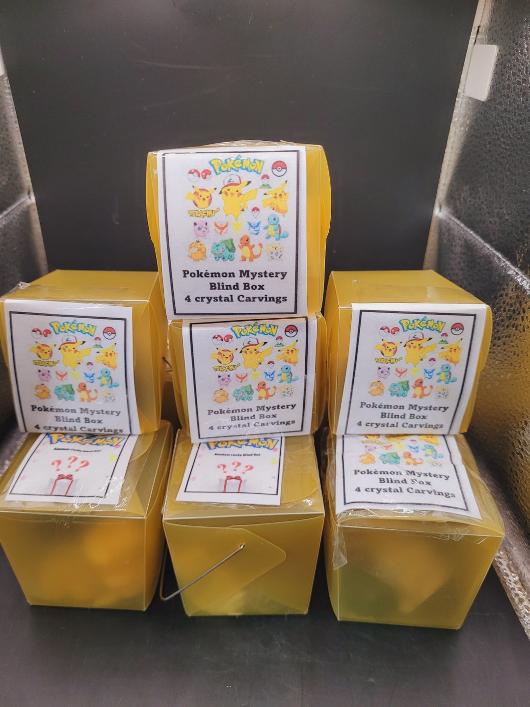 Pokemon Crystal Carvings Blind Box - Etsy