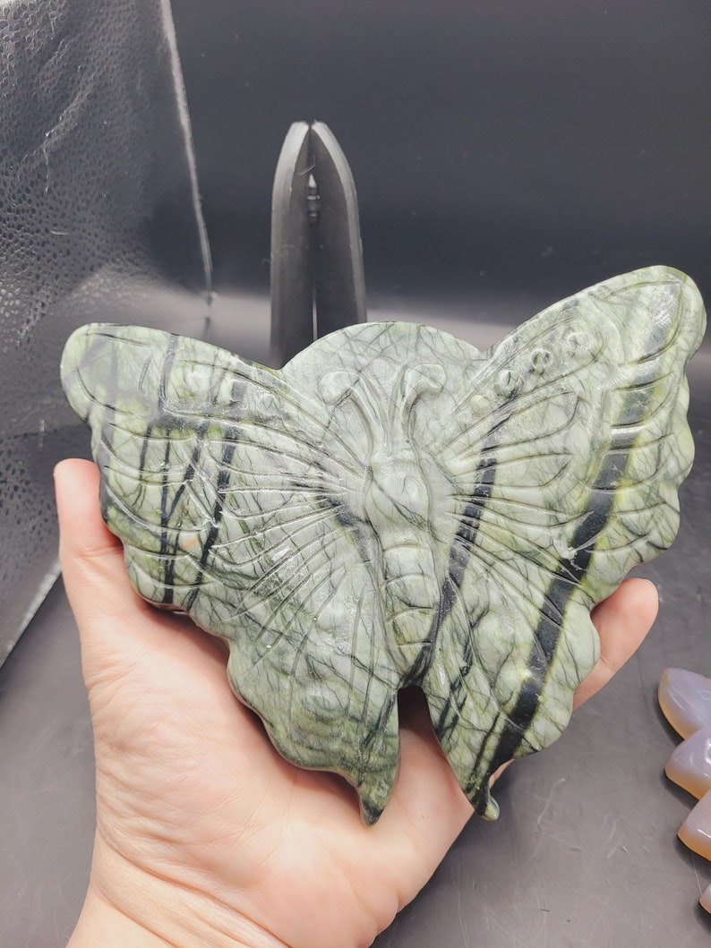 Crystal Butterfly Carving - Etsy