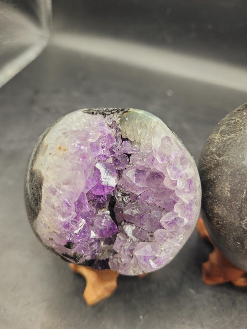 Amethyst Geode Sphere - Etsy