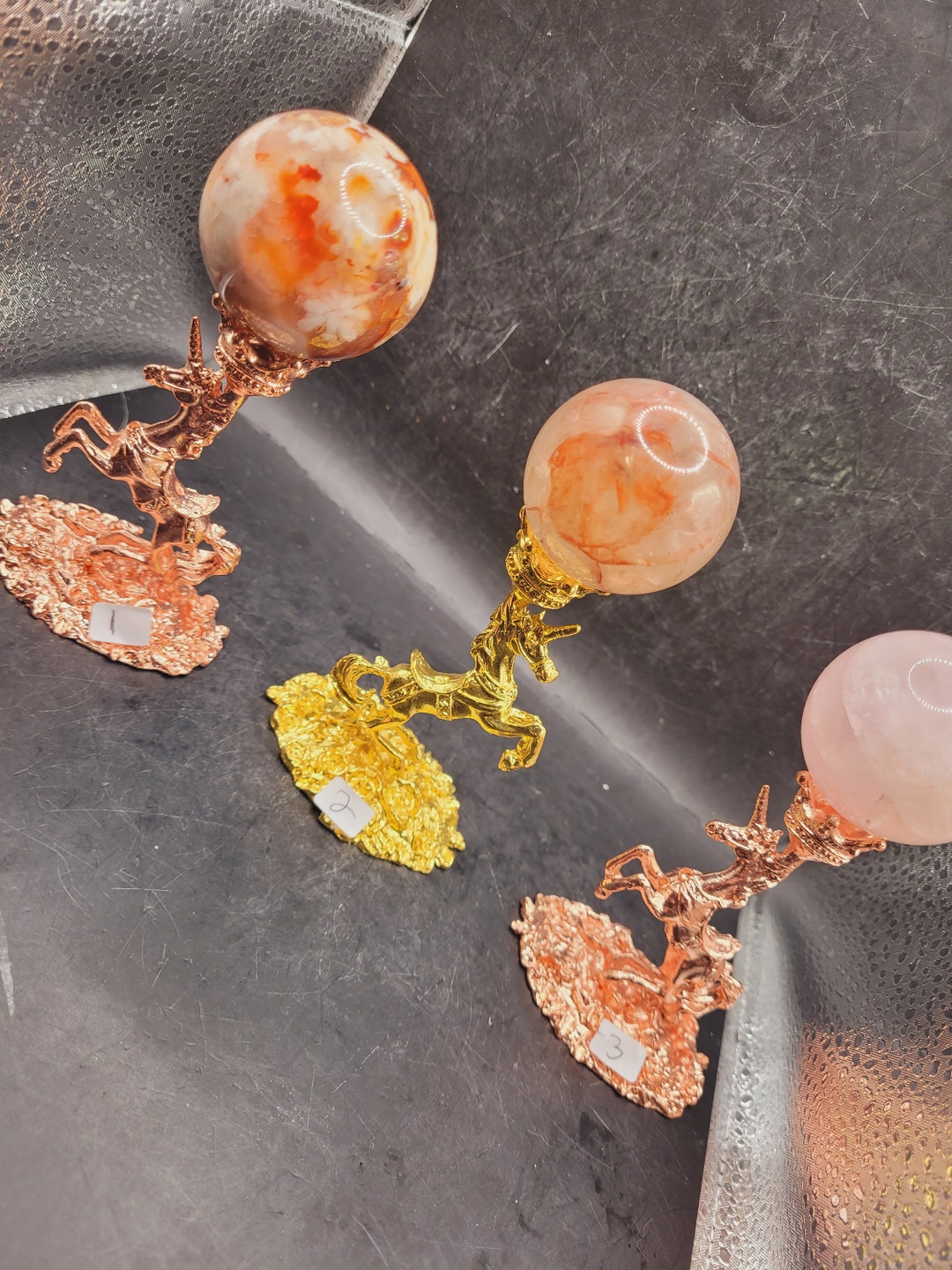 Unicorn Sphere Holder With Small Sphere - Etsy