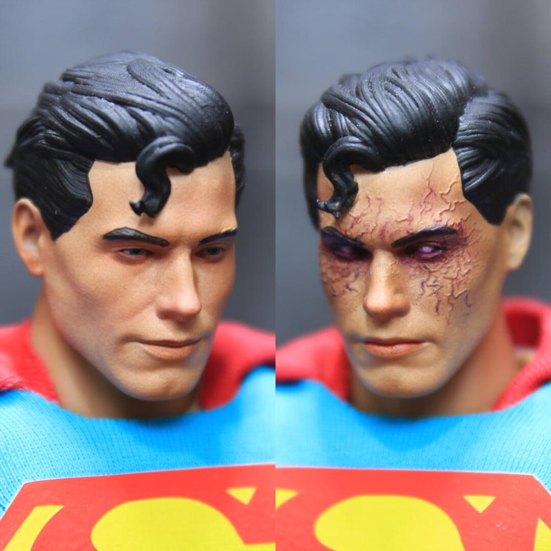 1/12 Custom Krypton Hero KTJL Head Sculpt - Etsy