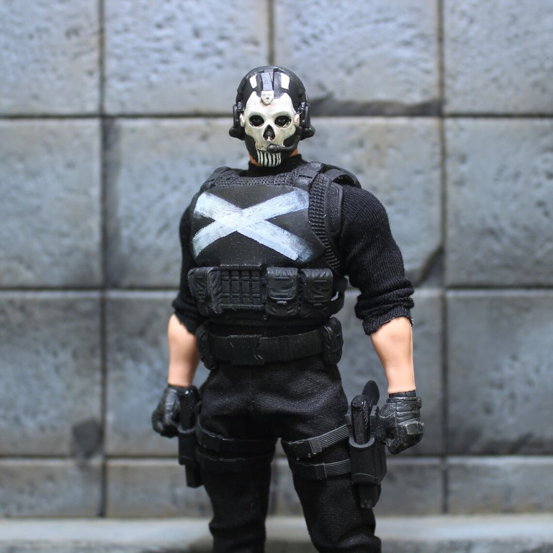 1/12 Custom COD Lieutenant Warfare Ghost Head Sculpt - Etsy