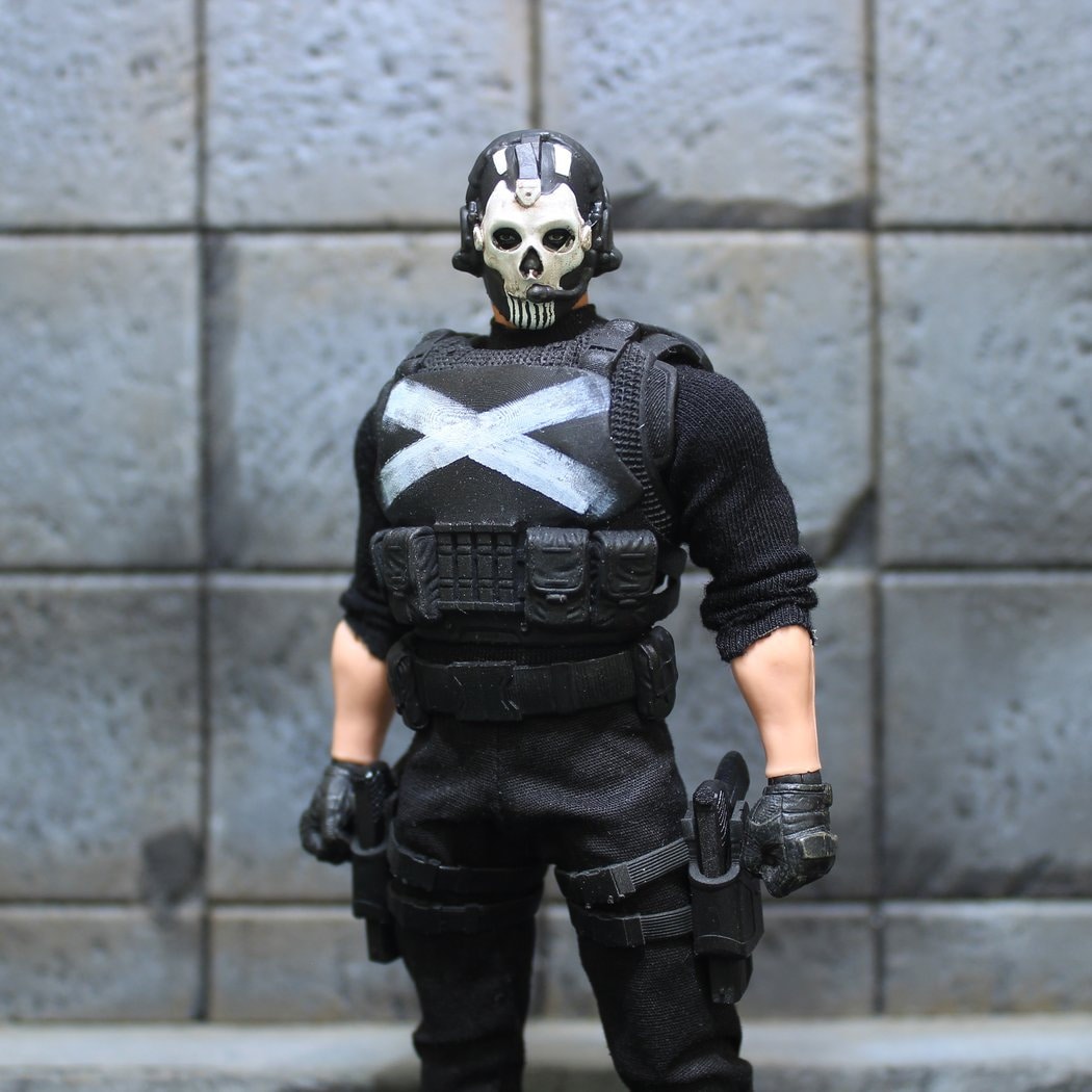 1/12 Custom COD Lieutenant Warfare Ghost Head Sculpt - Etsy