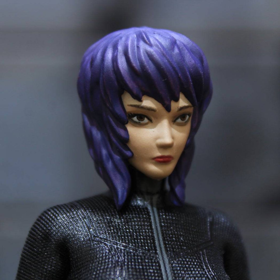1/12 Custom Major Motoko Kusanagi Ghost in the Shell Anime Head Sculpt ...