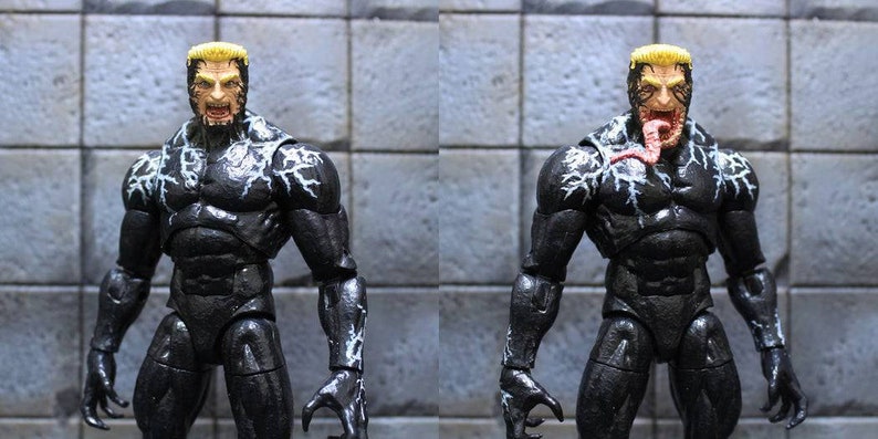 1/12 Custom Symbiote Unmasked V2 Head Sculpt - Etsy
