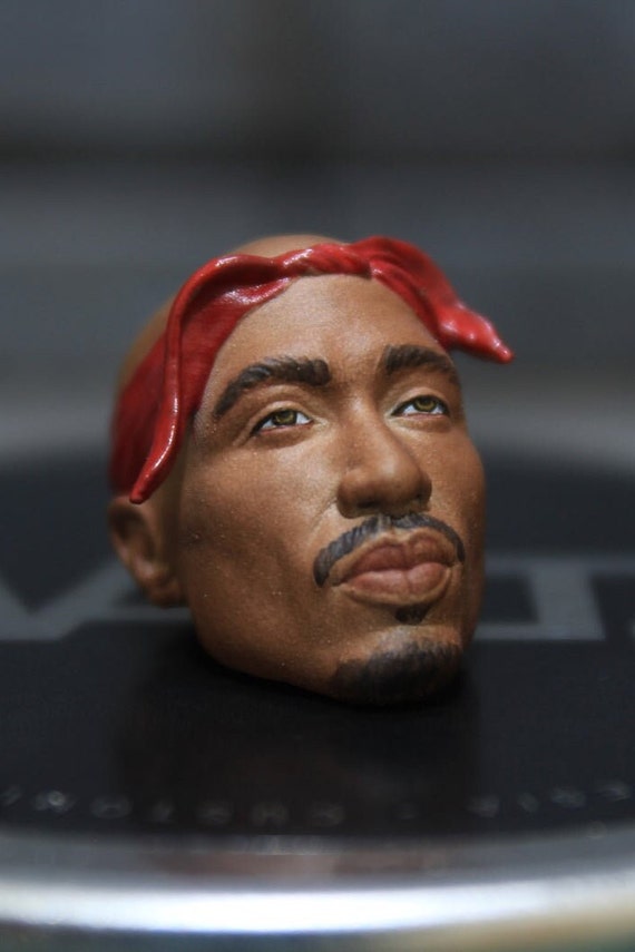 1/12 Custom 2pac Tupac Shakur West Coast Rapper Head Sculpt - Etsy