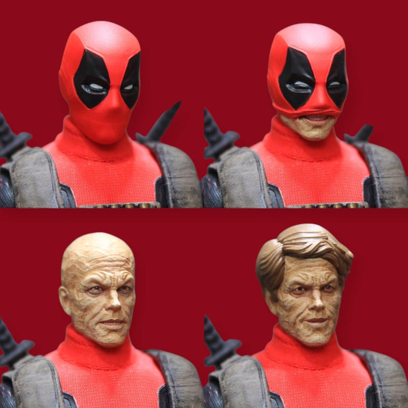 Wolverine 1/12 Head - Etsy UK
