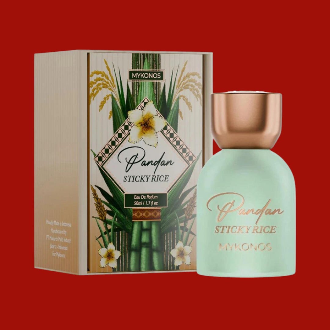 Mykonos Pandan Sticky Rice Perfume EDP 50ml | Unique Gourmand Scent ...