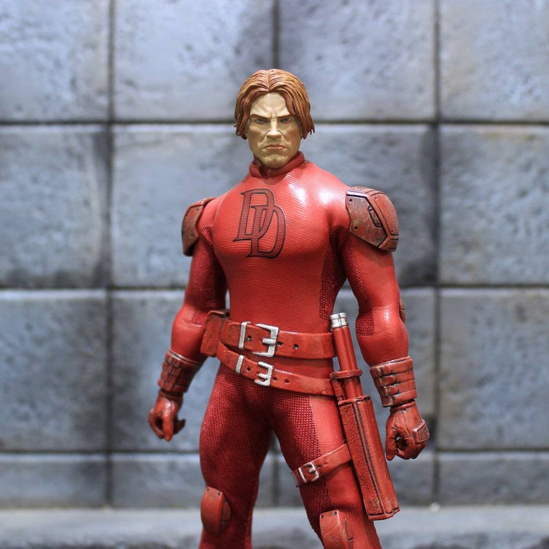 1/12 Custom Blind Hero Unmasked Marco Checchetto Art Head Sculpt - Etsy