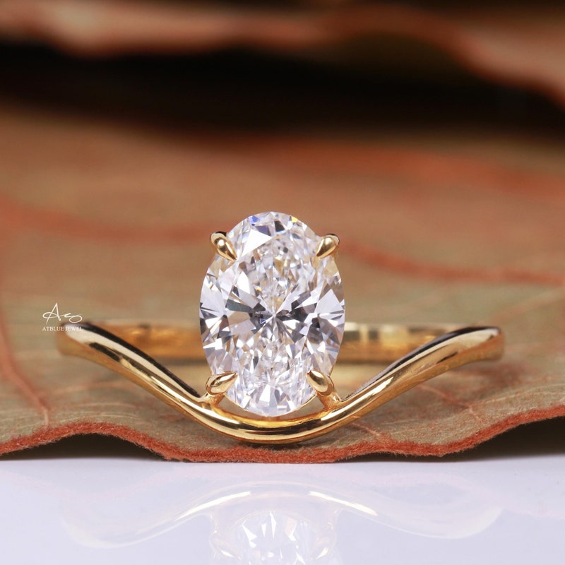 Diamond Wave Ring - Etsy