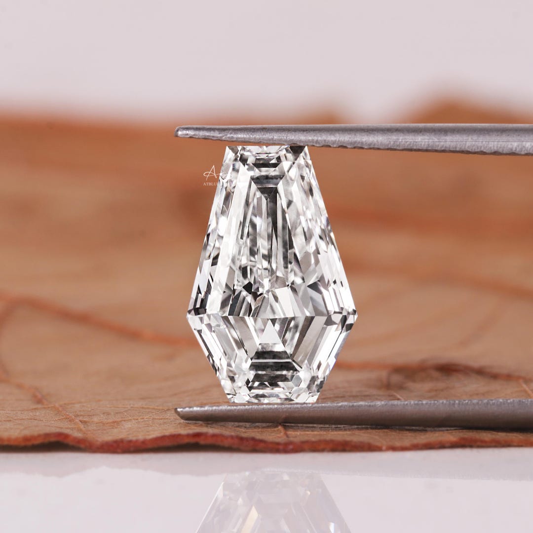 Coffin Cut Lab Grown Diamond,coffin Shape Diamond, Customized Gift ...