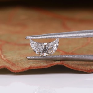 Half Moon Lab Grown Diamond: Crescent Cut Loose Stone - Etsy