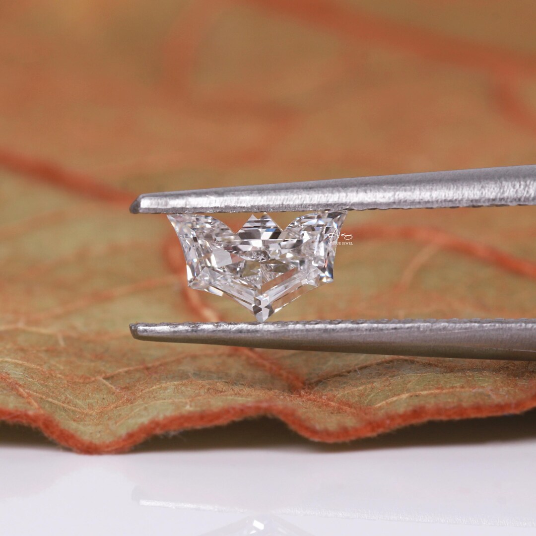 Lab Grown Bat Cut CVD Diamond: Fancy Shape Loose Diamond - Etsy