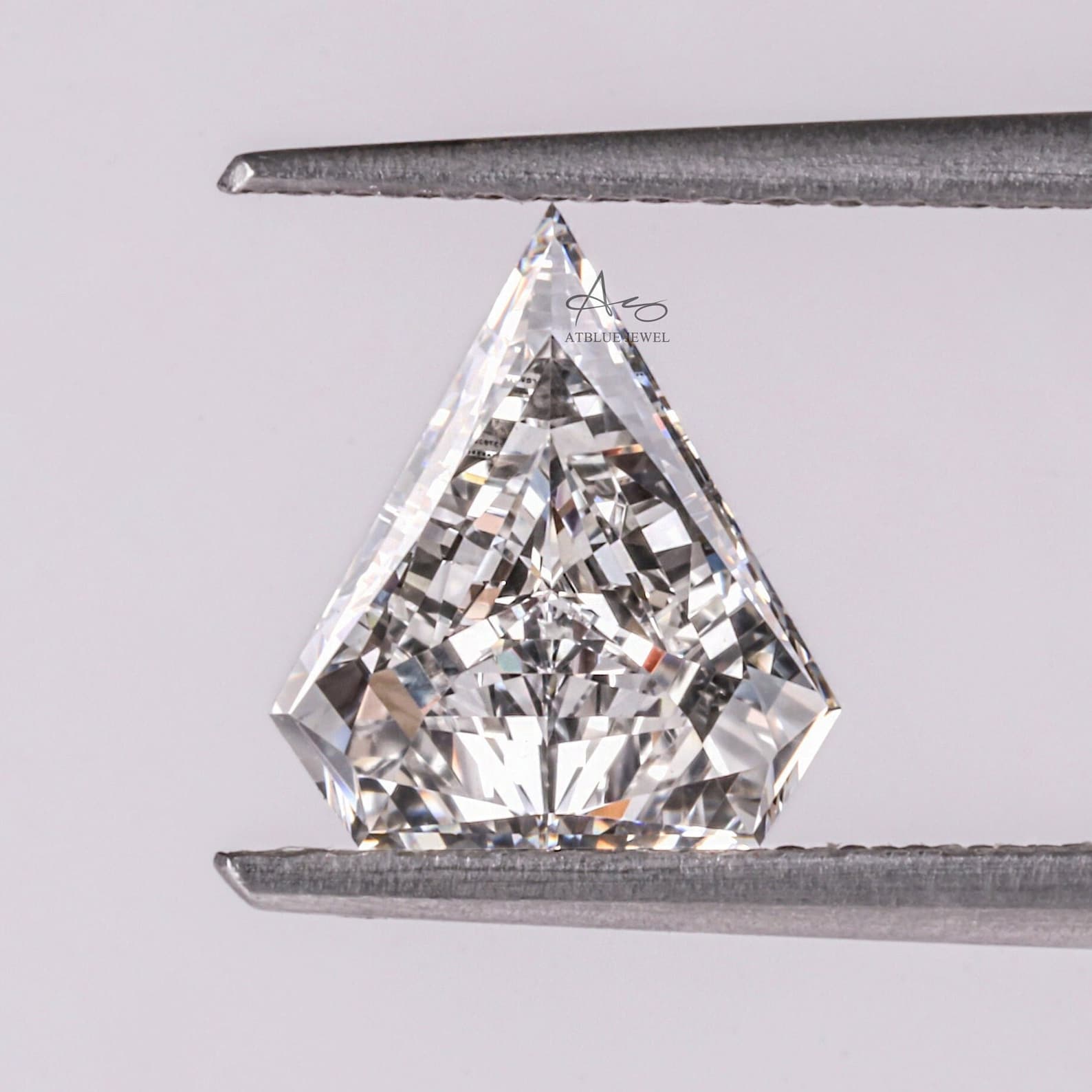 1.00CT HPHT Lab Grown Diamond: Pentagon Step Cut VS2 D Color - Etsy