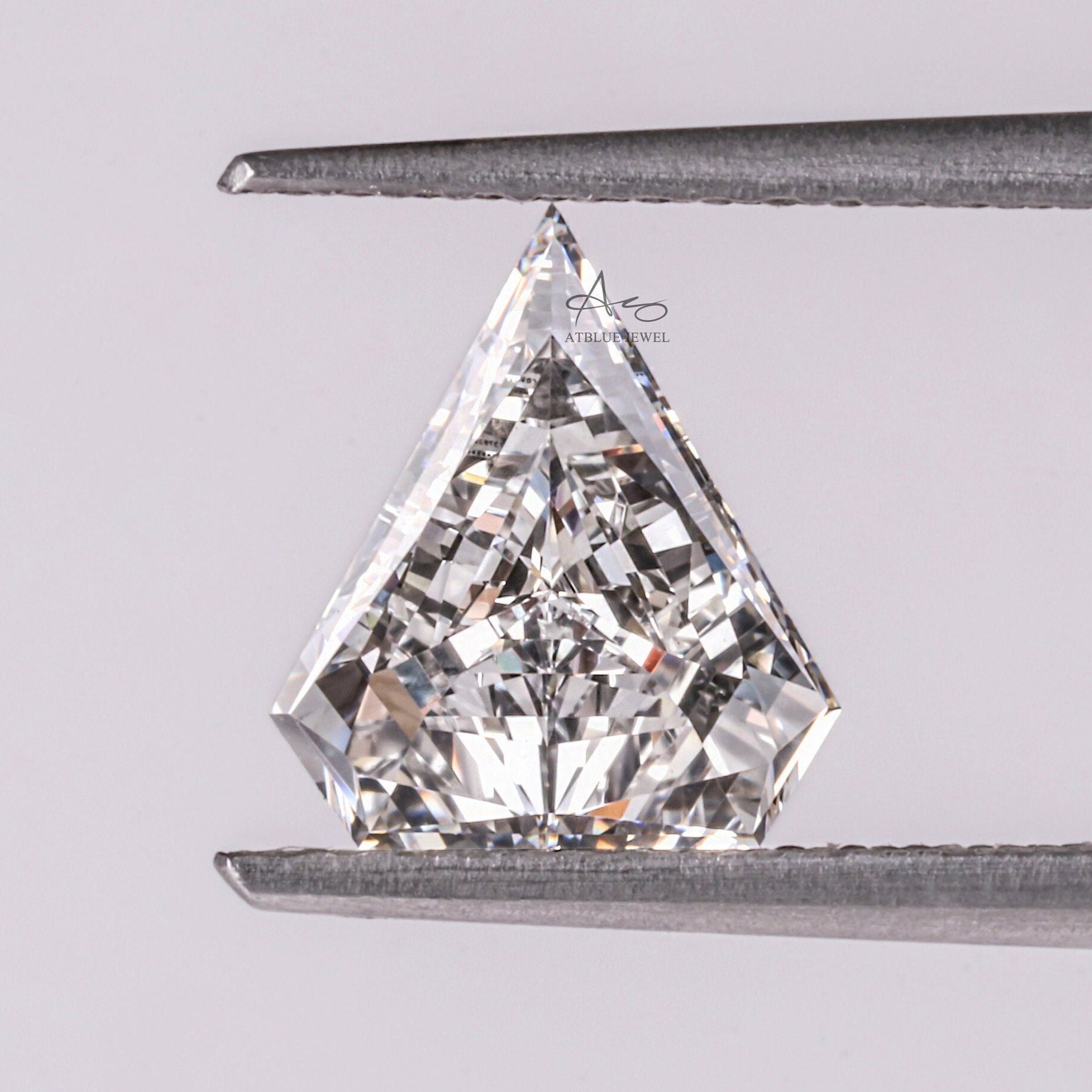 1.00CT HPHT Lab Grown Diamond: Pentagon Step Cut VS2 D Color - Etsy