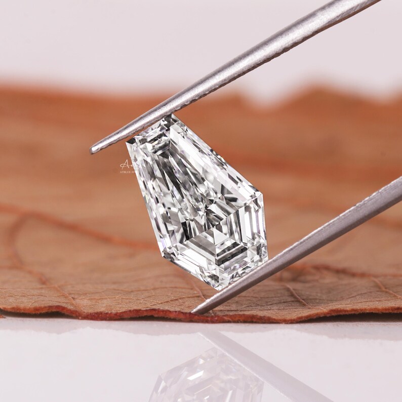 Coffin Cut Lab Grown Diamond,coffin Shape Diamond, Customized Gift ...