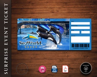 Sea World Ticket - Etsy