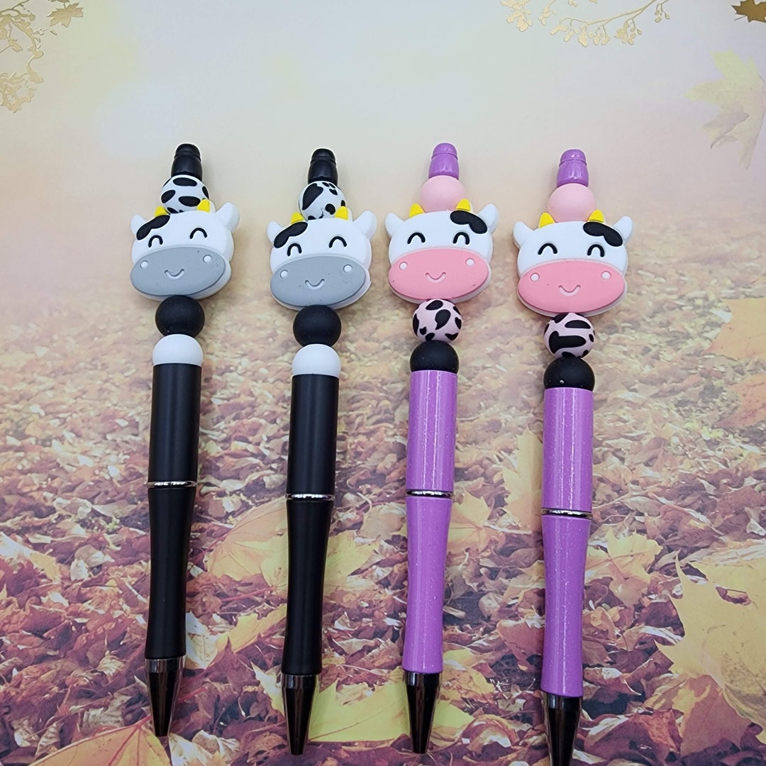 Beaded Pen | Jersey Cow | Pens | Gift for Friend | Gift for Teacher ...
