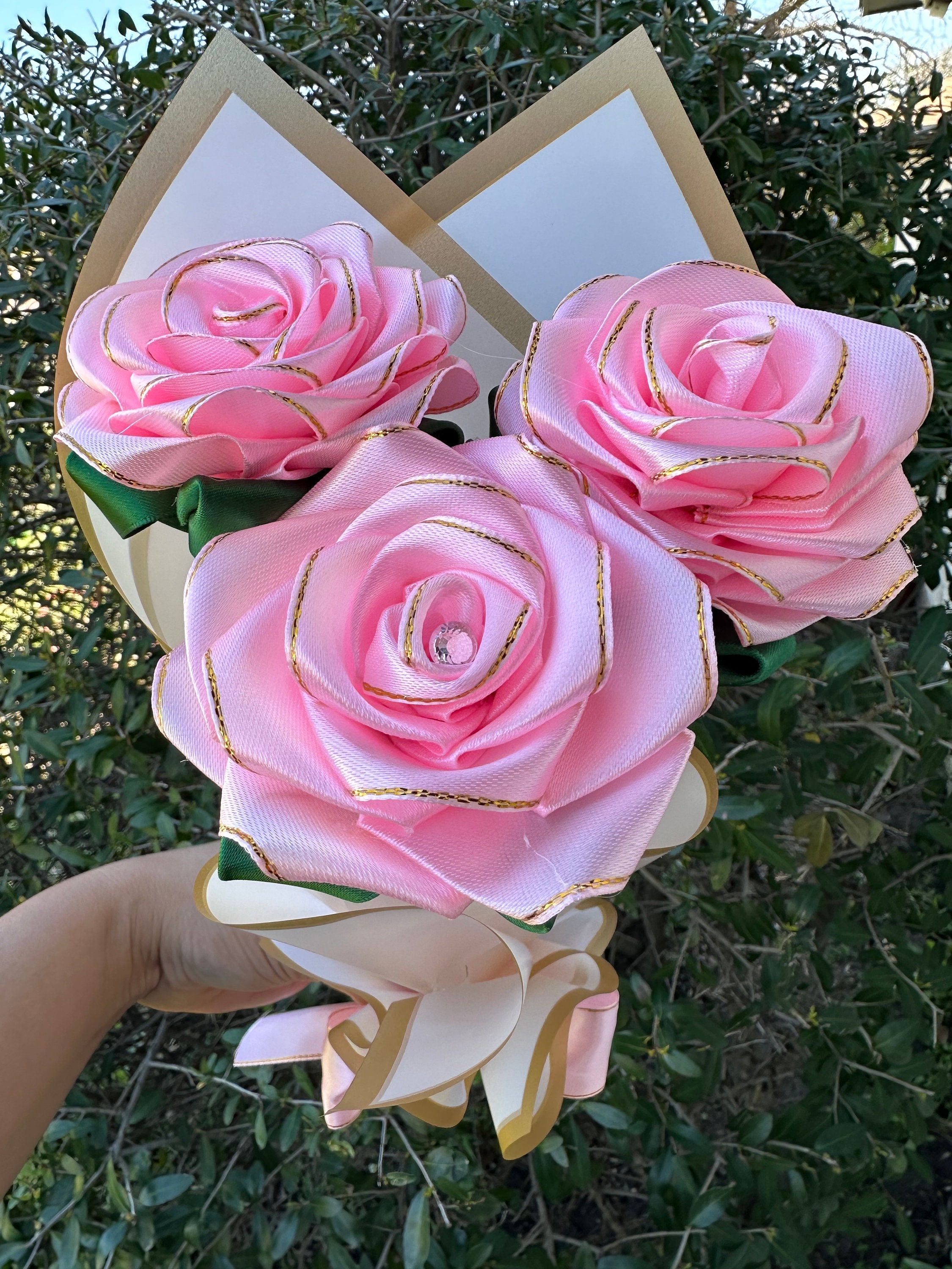 Eternal Rose Bouquet, Eternal Ribbon Roses, Ramo De Rosas, Forever ...