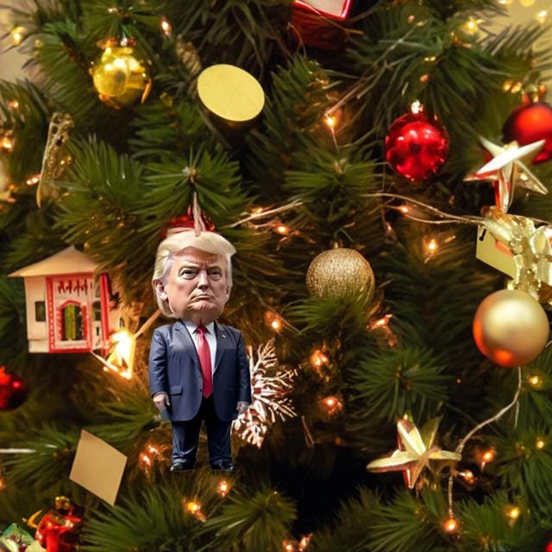 Donald Trump Christmas Ornament 2024 Funny President Trump Holiday ...