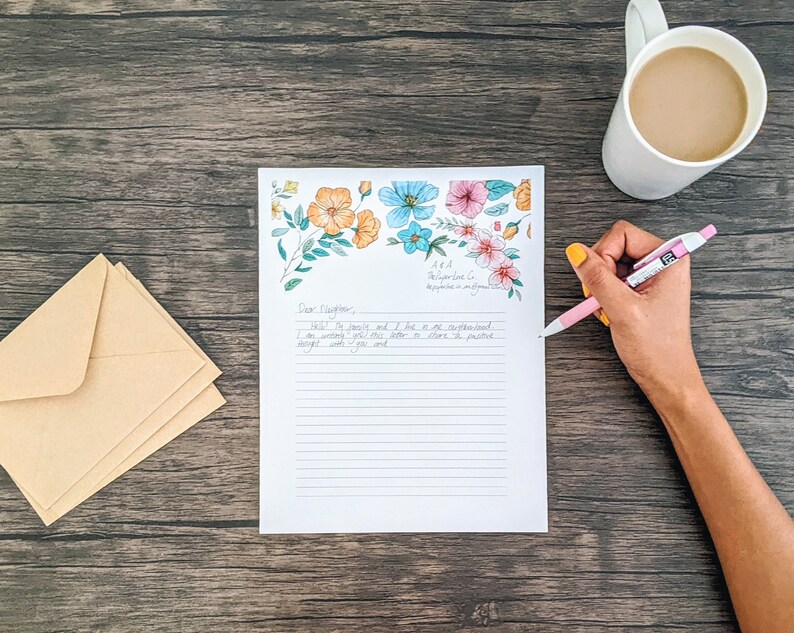 JW Floral Letterwriting Templates | Note Taking Stationery | JW Pioneer ...