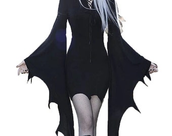 Bat Gothic Dress - Etsy