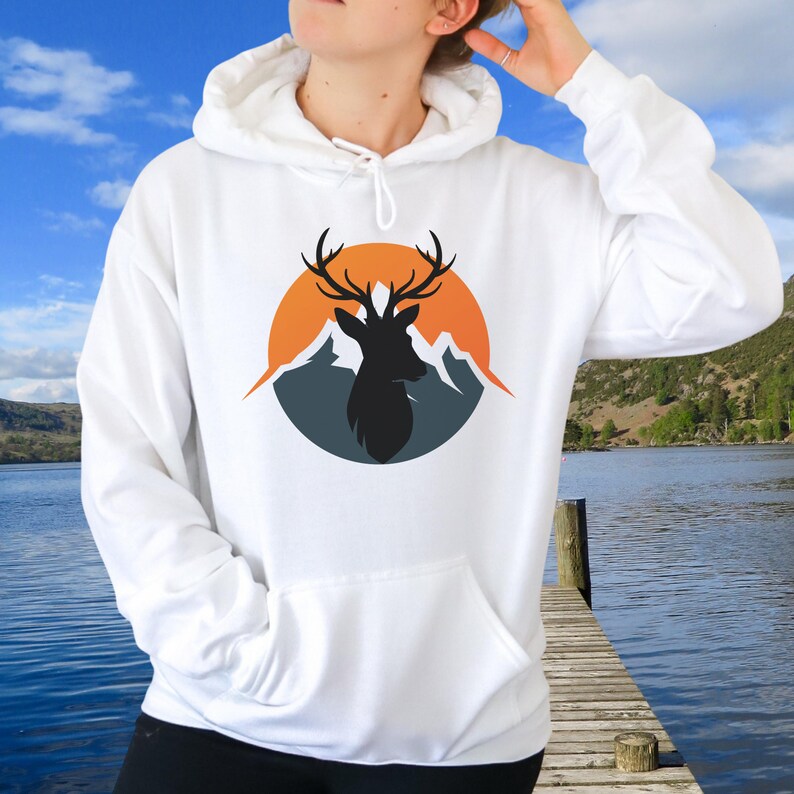 Deer Hunting Hoodie Gift for Men, Hunting Gifts, Outdoorsy Gifts Nature ...