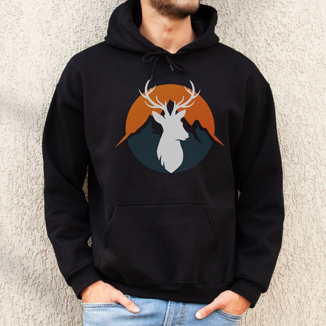 Deer Hunting Hoodie Gift for Men, Hunting Gifts, Outdoorsy Gifts Nature ...