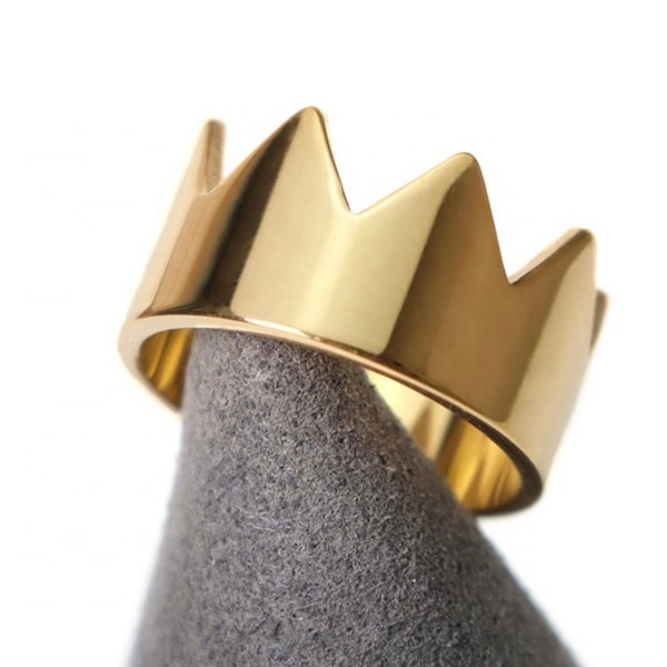 Gold Crown Ring - Etsy