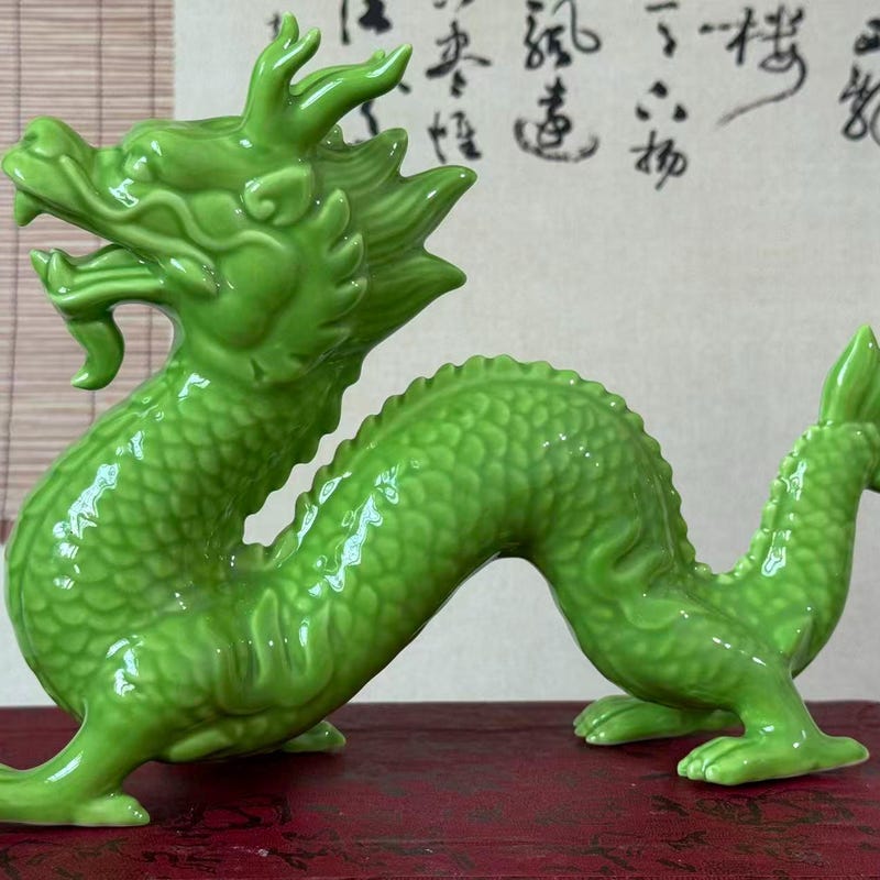 Ceramic Dragons Statues - Etsy