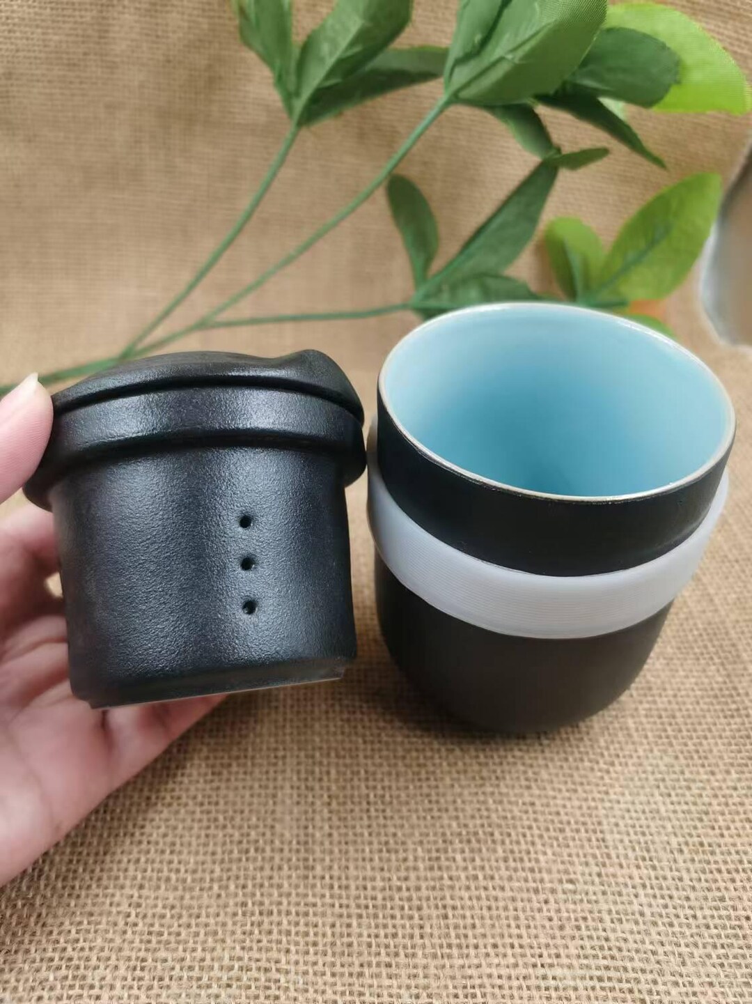 Set of 2, Travel Tea Set Yixing Zisha Tea Pot With Infuser Tea Cup ...