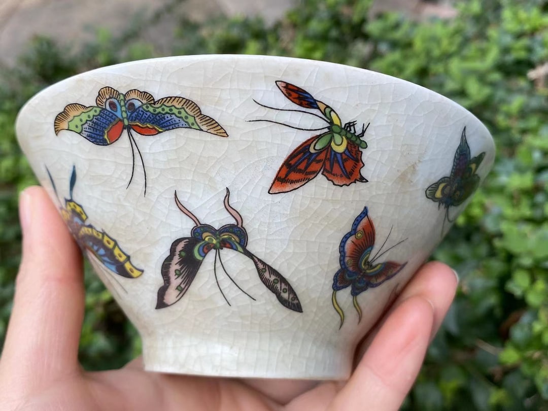 Vintage Fine Bowls Soup Bowl Rice Bowl Ramen Bowl, Taiwan Antique VTG ...