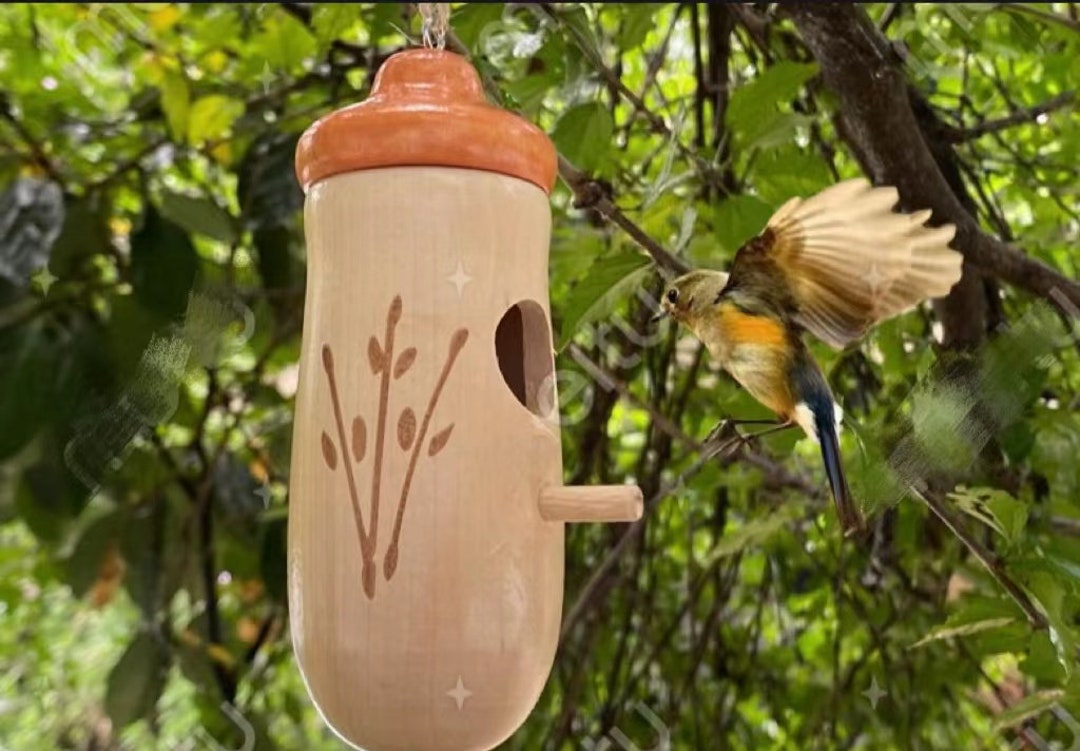 Wooden Nesting Boxes Nest Box Birdhouse Small Wild Birds Wild Bird ...