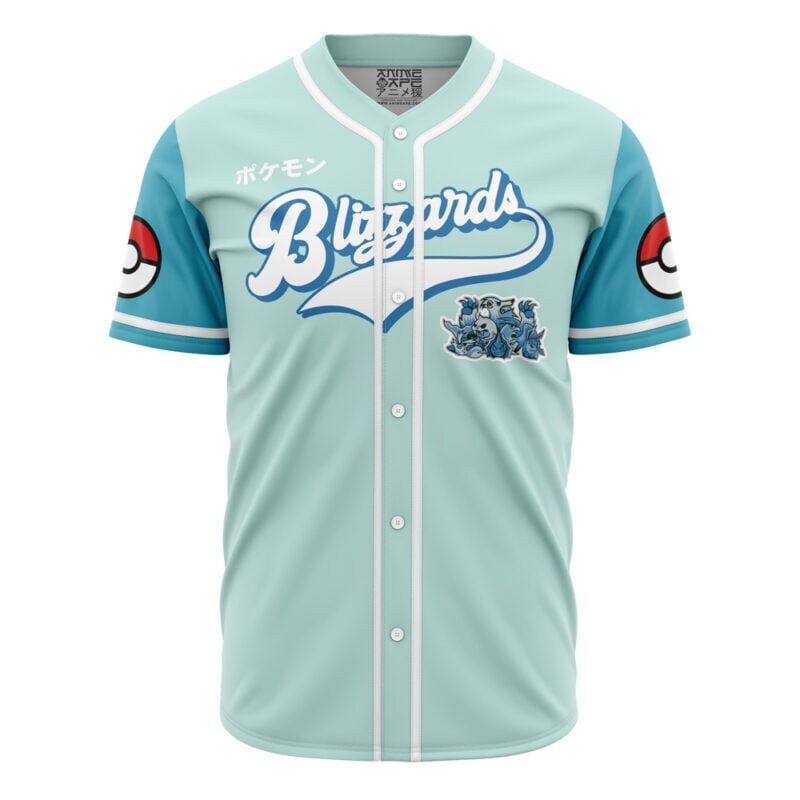 Blizzards Ice Type Pokemon Baseball Jersey Personalized - Etsy