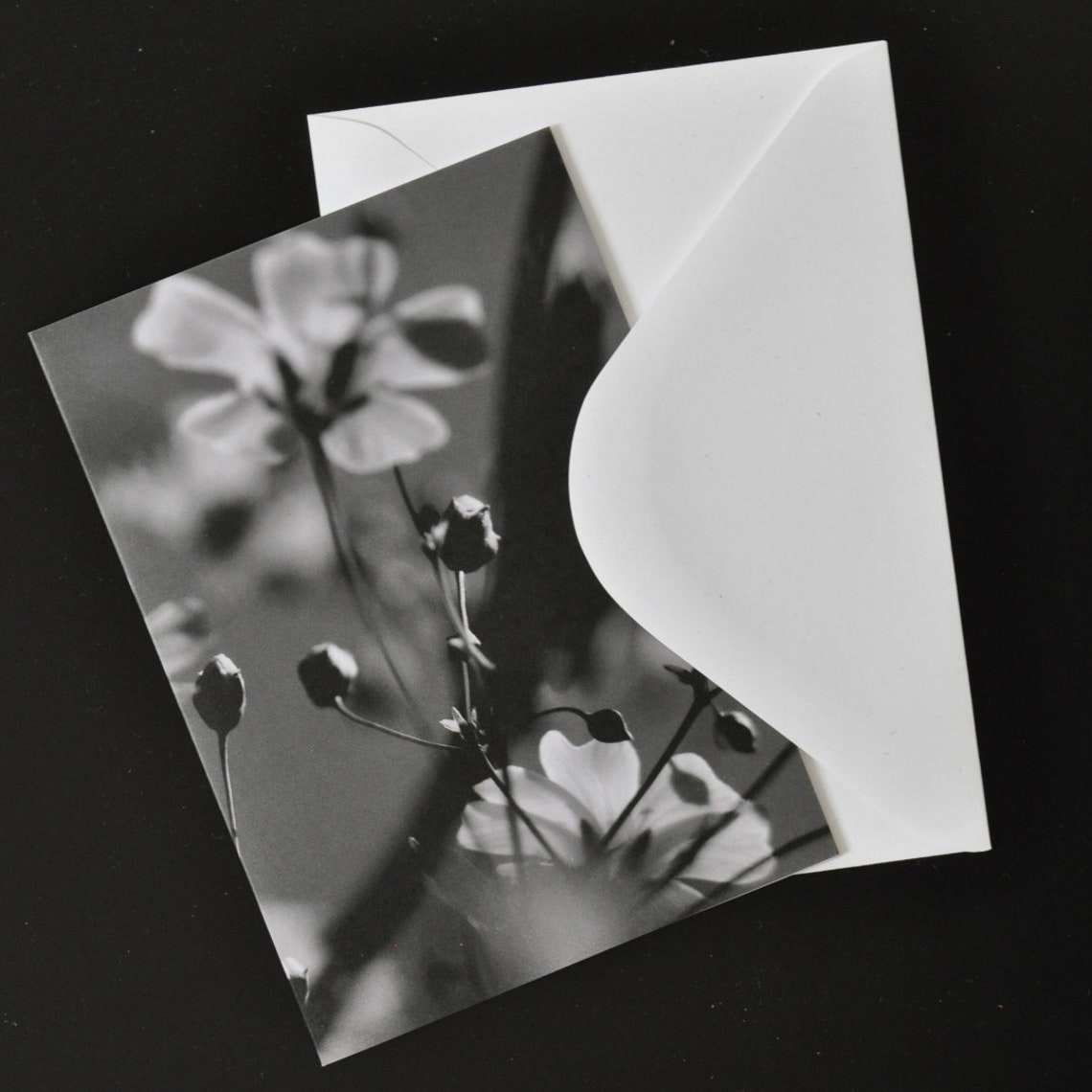 Sympathy Card Mourning Card Black and White Photography - Etsy