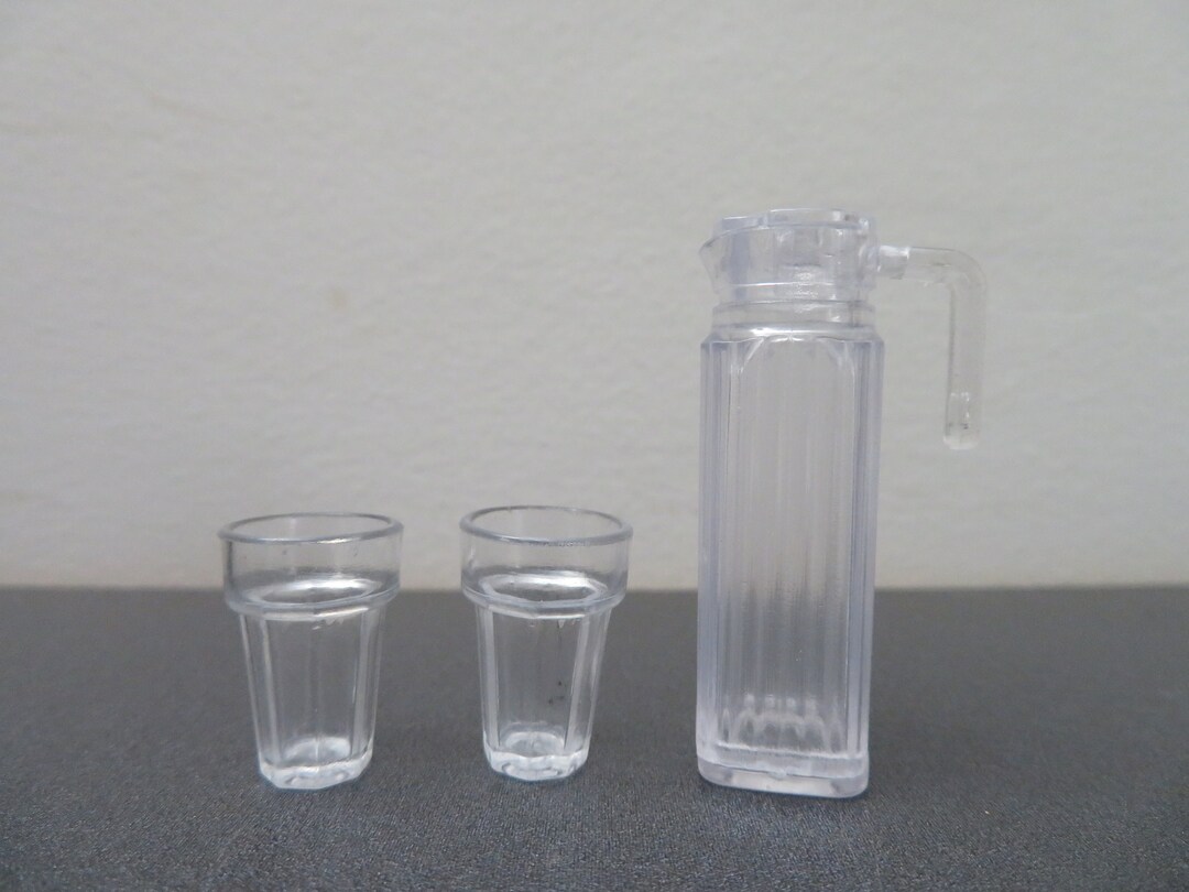 4 Pcs Fashion Doll Beverage Pitcher & Glasses - 11.5 Inch Fashion Doll ...