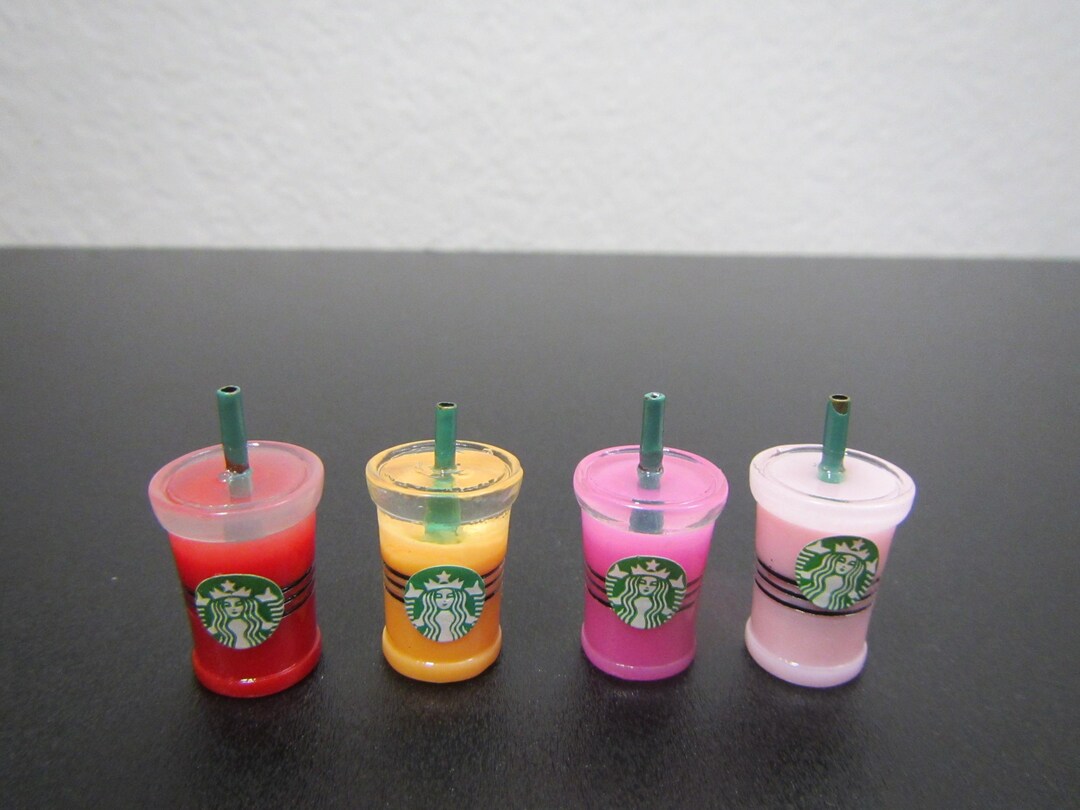 4 Pcs Smoothies Milkshake Doll Dessert 11.5 Inch Fashion Doll Size 1:6 ...