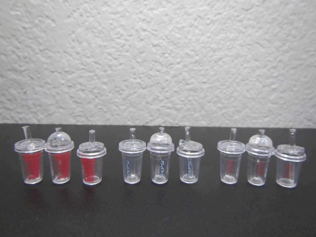Fast Food to Go Drink Cups for Fashion Doll Size - Etsy