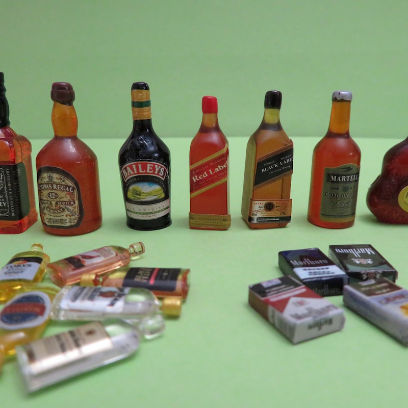 Miniature Whiskey 1:6 - Etsy