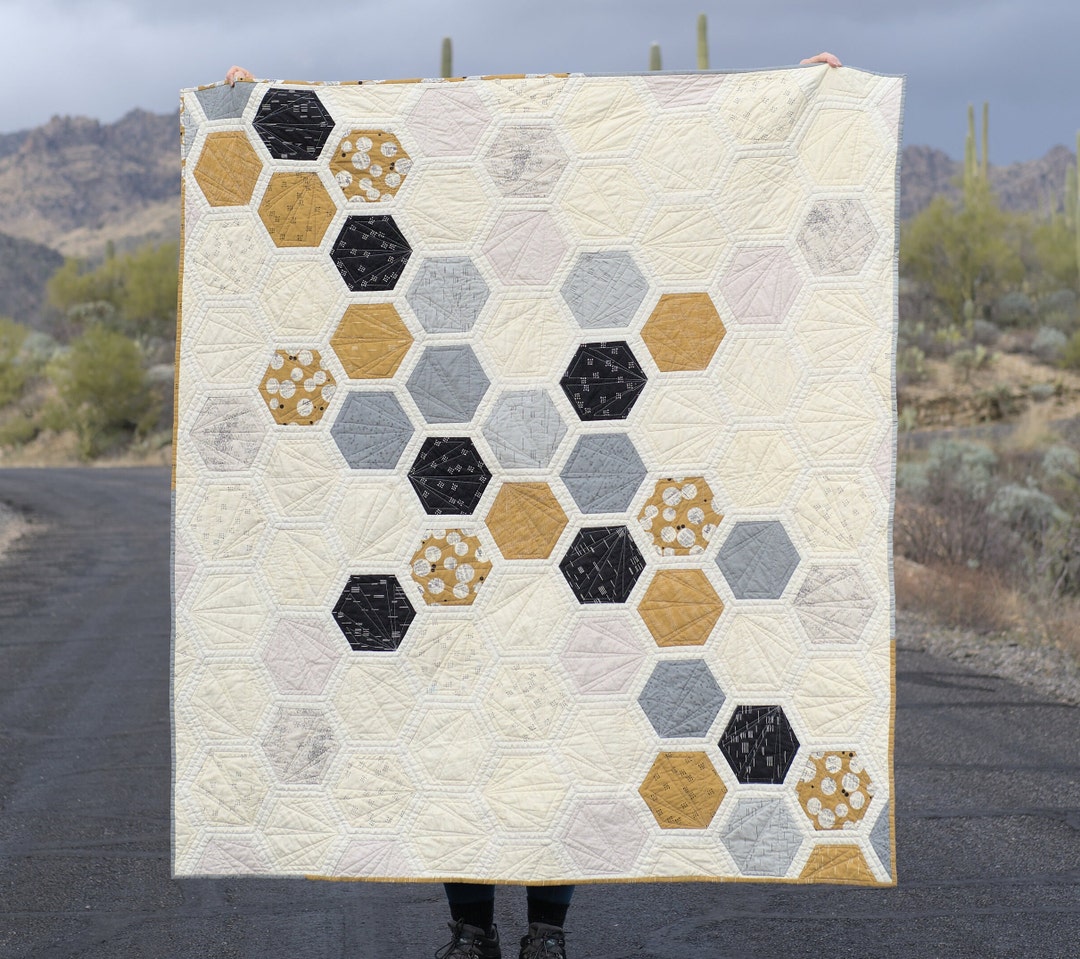 The Honeycomb Quilt (PDF Pattern) - Etsy