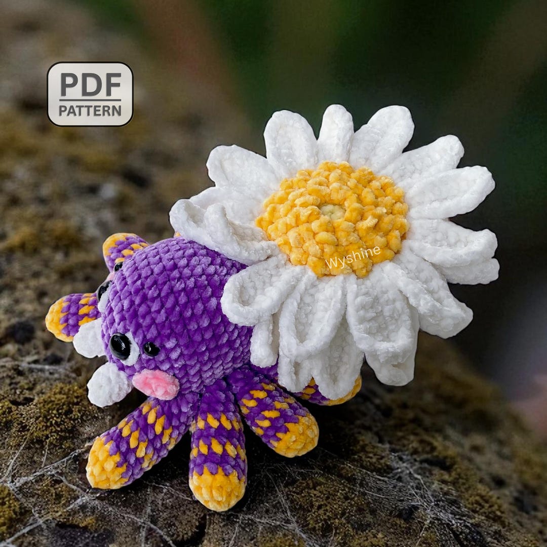Daisy Spider Crochet Pattern: Halloween Amigurumi (PDF Pattern) - Etsy