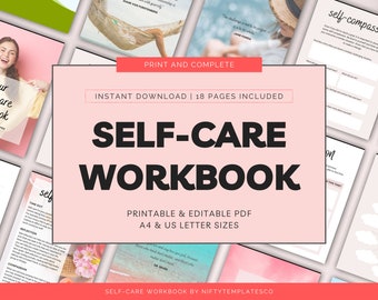 Self Care Workbook - Etsy