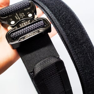 Tactical Belt Austrialpin Buckle Black Molle Pals - Etsy